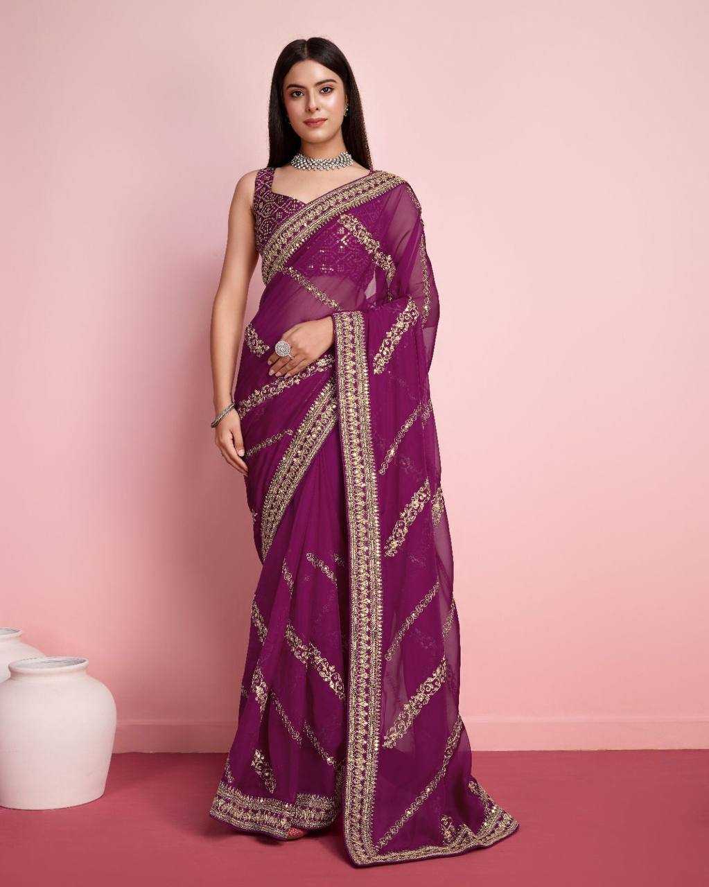 YNF TABBY SILK RVL BALAJI SAREES WHOLESALE PARTY WEAR FANCY EMBROIDERED ...